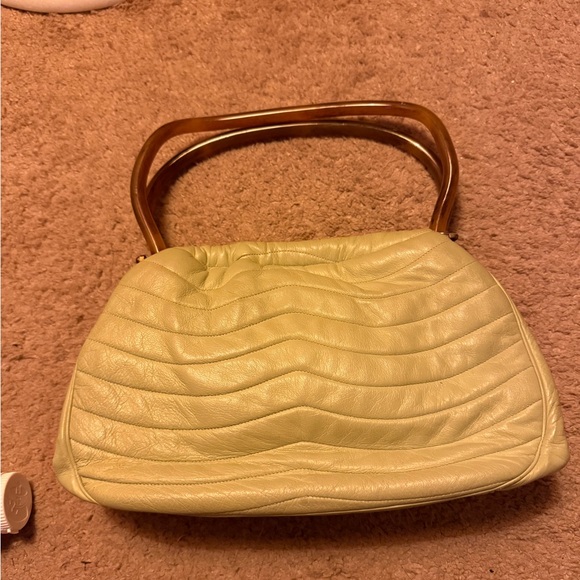 Morris Moskowitz | Bags | Green Vintage 6s Leather Bag Leather Bag By ...